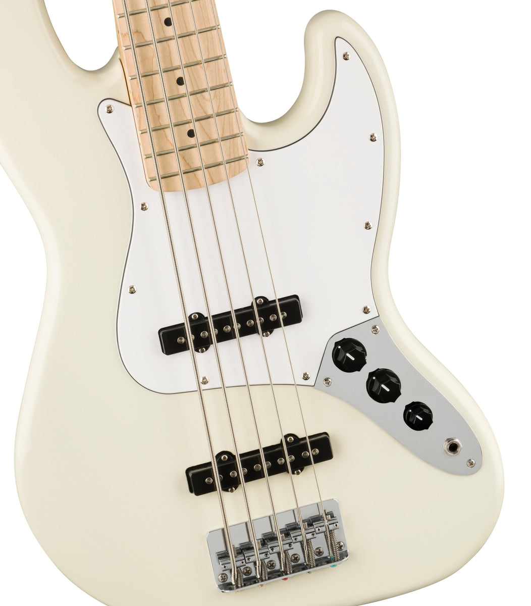 Fender Squier Affinity Jazz Bass V Maple Olympic White – ChennaiMusicals