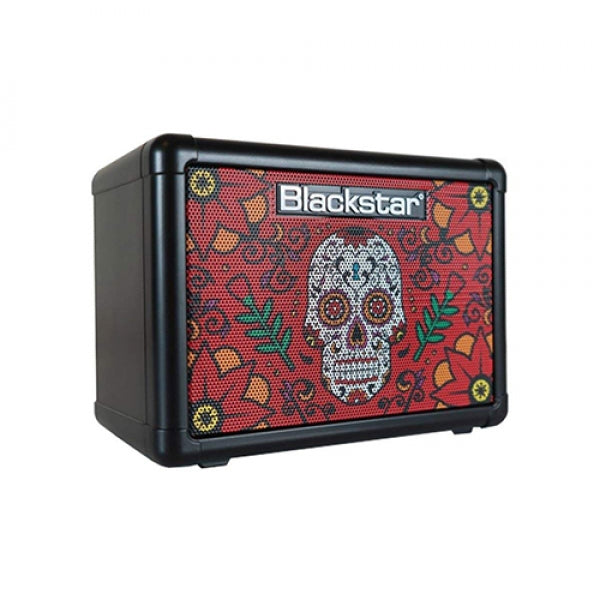 Blackstar FLY 3 Sugar Skull Mini Guitar Amplifier with Adapter ...