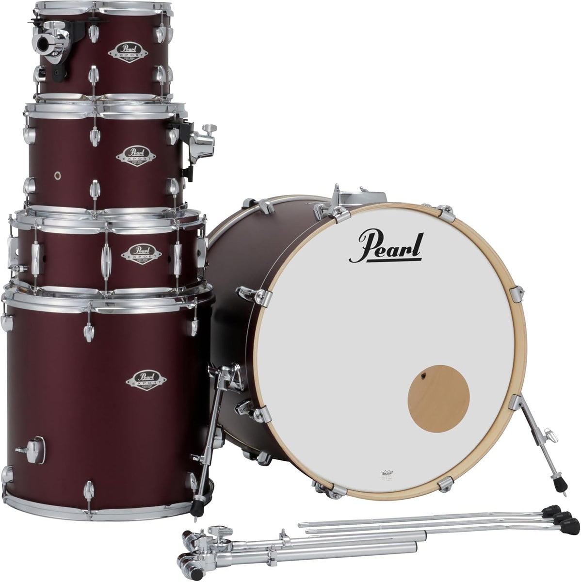 Pearl, Drum Set, 5 Pcs, EXX, Hybrid Shell Pack EXX725SPN/C ...