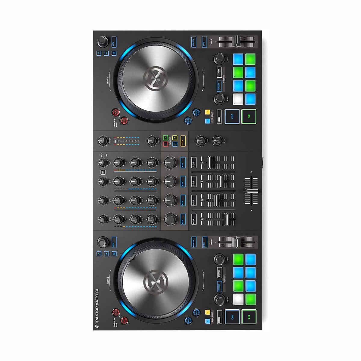 Native Instruments Traktor Kontrol S3 4-Channel DJ Controller ...