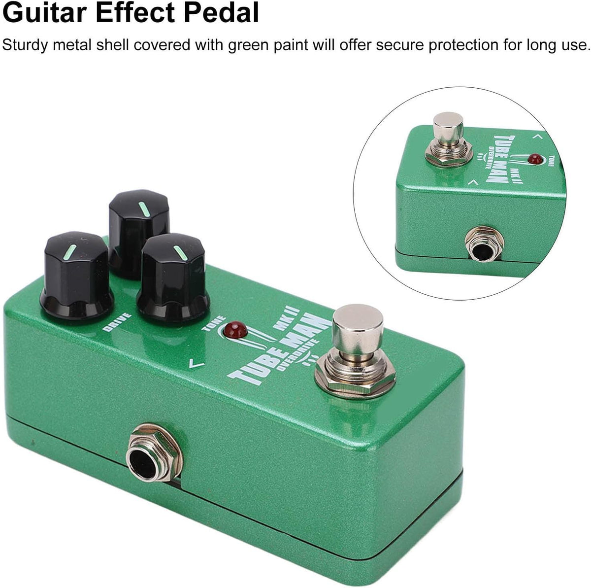 NUX NOD-2 Mini Tube Man Overdrive Guitar Effect Pedal Green ...