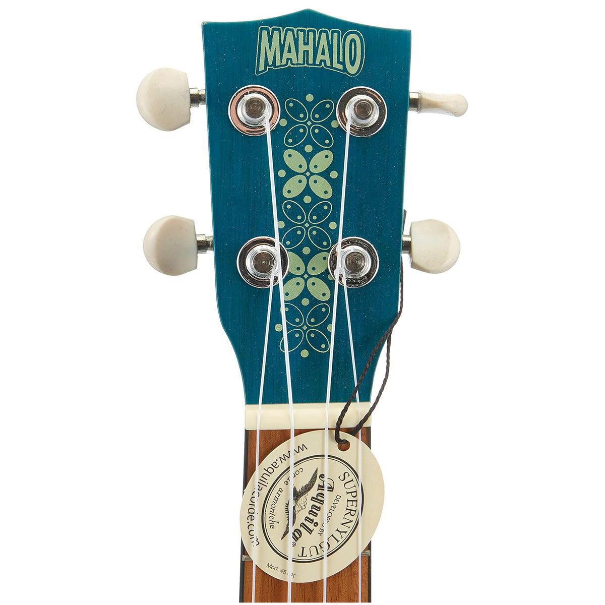 Mahalo MK1BATBU Kahiko Plus Ukuele W/Bag, BATIK TRANS BLUE ...