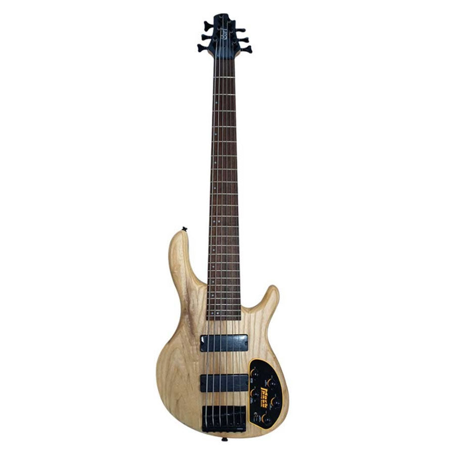 Cort Action DLX VI Plus 6-String Bass Guitar - Open Pore Natural ...