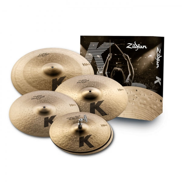 Zildjian KCD900 K Custom Dark Cymbal Set (Golden) – ChennaiMusicals