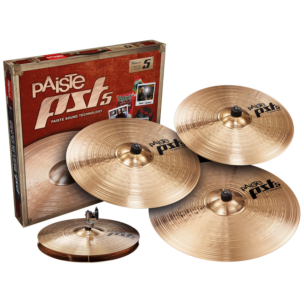 PAISTE Cymbals PST 5 Universal Set 14" 18" 20" 16" – ChennaiMusicals
